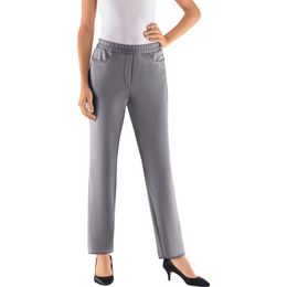 Damen Thermohose mit Fleece-Futter silbergrau, Gr&ouml;&szlig;e 19