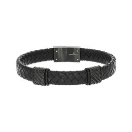 Zeeme Stainless Steel Armband Edelstahl 21,5cm Geschwärzt