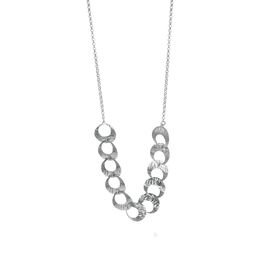 Celesta Silber Collier 925/- Sterling Silber 45+3cm Diamantiert