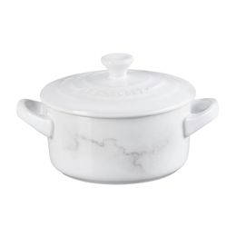 Le Creuset Mini-Cocotte WHITE MARBLE