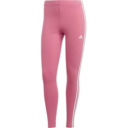 Adidas Leggings, Gummibund, Logo-Print, für Damen, pink, XS