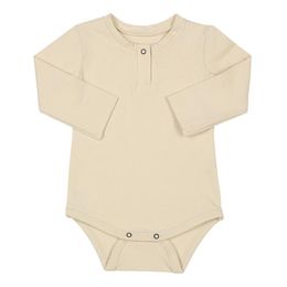 FIXONI® - Langarm-Body ELEMENTAL UNI in beige, Gr.86