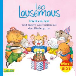 Carlsen Verlag Maxi Pixi 322: VE 5 Leo Lausemaus feiert Geburtstag (5 Exemplare),