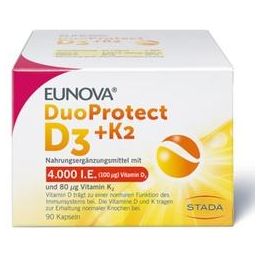 STADA EUNOVA DuoProtect D3+K2 Kapseln