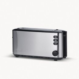 Toaster at 2515 gebürstet schwarz silber - Severin