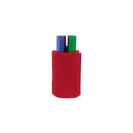 MAGNETOPLAN - Stiftehalter ® magnetoTray ecoAware small 6 x 10 x 6 cm (b x h x t) nicht selbstklebend magnethaftend Polyester 100 % recycelt rot