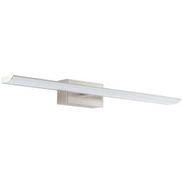 94615 led Spiegelleuchte Badezimmer nickel-m/weiss tabiano L:60,5 h: 7cm - Eglo