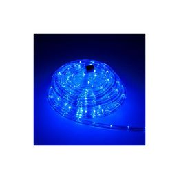 TRADESHOP F3 led Lichterschlauch Lichterkette Beleuchtung in gewünschter Länge für Drinnen und Draußen, Blau 100m