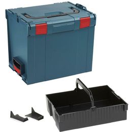 BS SYSTEMS - l-boxx 374 ozeanblau & Einhänge-Einsatz - blau