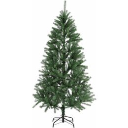 Juskys - Künstlicher Weihnachtsbaum Talvi mit Metall Ständer, naturgetreu, einfacher Aufbau, Tannenbaum Christbaum Weihnachtsdeko künstlich 180 cm