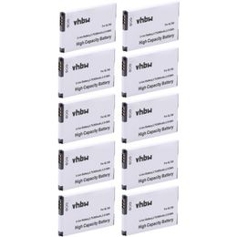 vhbw - 10x Akku kompatibel mit Gigaset Premium 300HX schnurlos Festnetz Telefon (950mAh, 3,7V, Li-Ion)