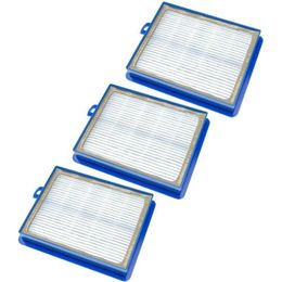 Filterset 3x Staubsaugerfilter kompatibel mit aeg AirMax, Clario, CycloneXL, ErgoSpace, Ergofit Staubsauger - hepa Filter Glasfaser - vhbw