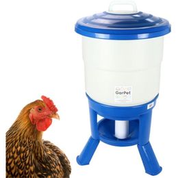 Geflügeltränke 50 l Hühnertränke Wassertränke Hühner automatisch Siphontränke Geflügel Vorratstränke mit Füßen