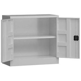 Classix Stahlschrank X-530300 lichtgrau 80,0 x 38,0 x 75,0 cm, aufgebaut