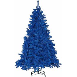 Beliani Weihnachtsbaum 180 cm Blau aus Kunststoff mit Ständer Weihnachtszeit Weihnachten Wohnzimmer Modern