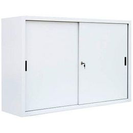 LÜLLMANN LÜLLMANN Schiebetürenschrank, 550157 signalweiß 2 Fachböden 160,0 x 45,0 x 109,0 cm