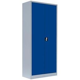 LÜLLMANN LÜLLMANN Putzmittelschrank 545521 enzianblau, lichtgrau 80,0 x 38,3 x 180,0 cm, aufgebaut