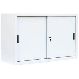 LÜLLMANN LÜLLMANN Schiebetürenschrank, 550127 signalweiß 1 Fachboden 120,0 x 45,0 x 75,0 cm