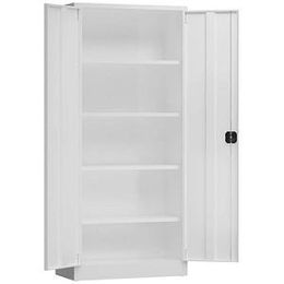 Classix Stahlschrank X-530337 signalweiß 80,0 x 38,0 x 180,0 cm, aufgebaut