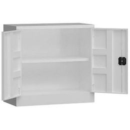 Classix Stahlschrank X-530307 signalweiß 80,0 x 38,0 x 75,0 cm, aufgebaut