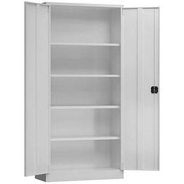 Classix Stahlschrank X-530360 lichtgrau 92,0 x 60,0 x 194,5 cm, aufgebaut