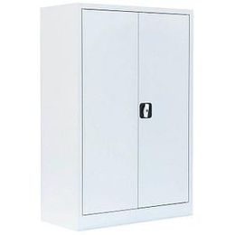 LÜLLMANN LÜLLMANN Stahlschrank 530327 signalweiß 92,5 x 42,2 x 120,0 cm, aufgebaut