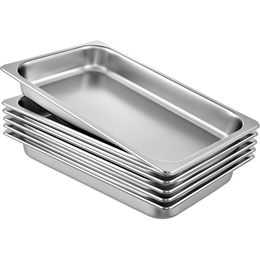 Vevor - 6x Gastronormbehälter Gn1/1 Tiefe 65mm Chafing Dish Gn Behälter Saladette