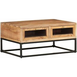 Bonnevie - Couchtisch Beistelltisch - Kaffeetisch 90x60x40 cm Massivholz Akazie BV154347