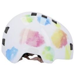 Fischer Fahrradhelm Kinder Plus Splash XS/S weiß/bunt