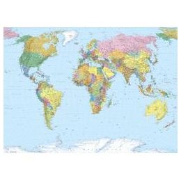Komar Fototapete World Map 254 x 184 cm
