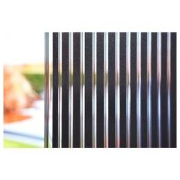 Gutta Doppelstegplatte-Erweiterungsset Zebraplatte 400 x 98 x 1,6 cm anthrazit