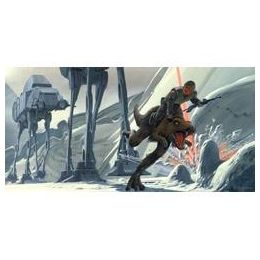 Komar Vlies Fototapete Star Wars Classic Darth Vader vs. Luke Skywalker 500 x 250 cm