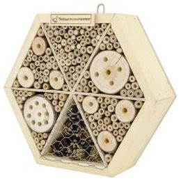 CJ Wildlife Insektenhaus Hexagon natur 8 x 25,1 x 25,1 cm
