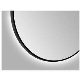 DSK LED Lichtspiegel Silver Globo Ø120 cm, schwarz