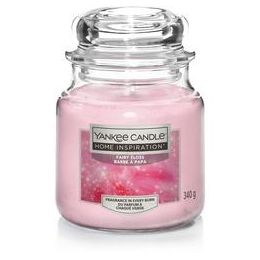 yankee candle Duftkerze Mittleres Glas Fairy Floss 340 g, rosa