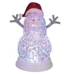 TrendLine LED Acrylfigur Weihnachtsmann 29 x 15 cm bunt mit Timer
