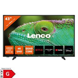 Lenco LED-4353BK - 43-Zoll 4K Android-Smart-TV, schwarz