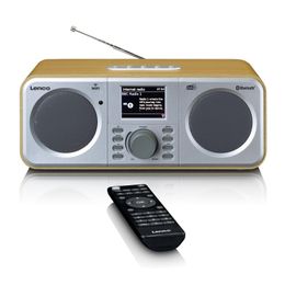 Lenco DIR-141WD Internetradio mit DAB+, Bluetooth und Spotify Connect, Holz, versch. Farben