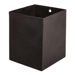 Rayher Bastelperlen Metall Utensilo 8x8x10cm schwarz