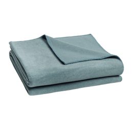 daslagerhaus living Wohndecke Soft-Fleece Decke 160 x 200 cm denim