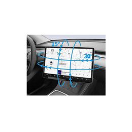 TAFFIO Für Tesla Model 3 / Y Nachrüstbare Schwenkbildschirmhalterung Einbau-Navigationsgerät