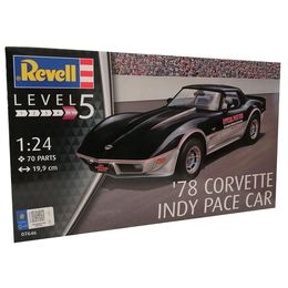 Revell® Modellauto Revell 07646 ´78 Corvette Indy Pace Car Modellbaus