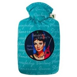 Wärmflasche Klassik 1,8 l mit Nickibezug "Movie" Audrey Hepburn
