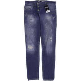 PLEASE Damen Jeans, blau