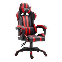 furnicato Gaming-Stuhl Rot Kunstleder (1 St)