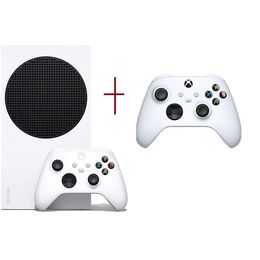 Xbox Xbox Series S KONSOLE inklusiv 2 Controller 512 GB Xbox-Controller