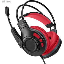 NITHO Gaming-Headset (Gaming Headset für Kopfhörer mit Bügelmikrofon