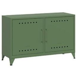 Bisley Fern Sideboard Metall 1.140 x 400 x 725 mm Olivgrün