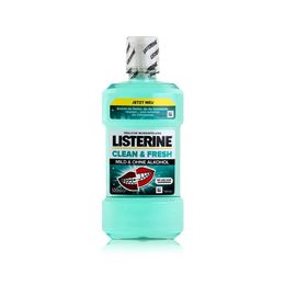 Listerine Mundspülung, Listerine Clean & Fresh Mild & ohne Alkohol 500ml Mundspülung (1er Pac