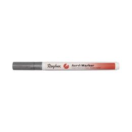 Rayher Bastelfarbe Acryl-Marker silber 1-2 mm RS +V